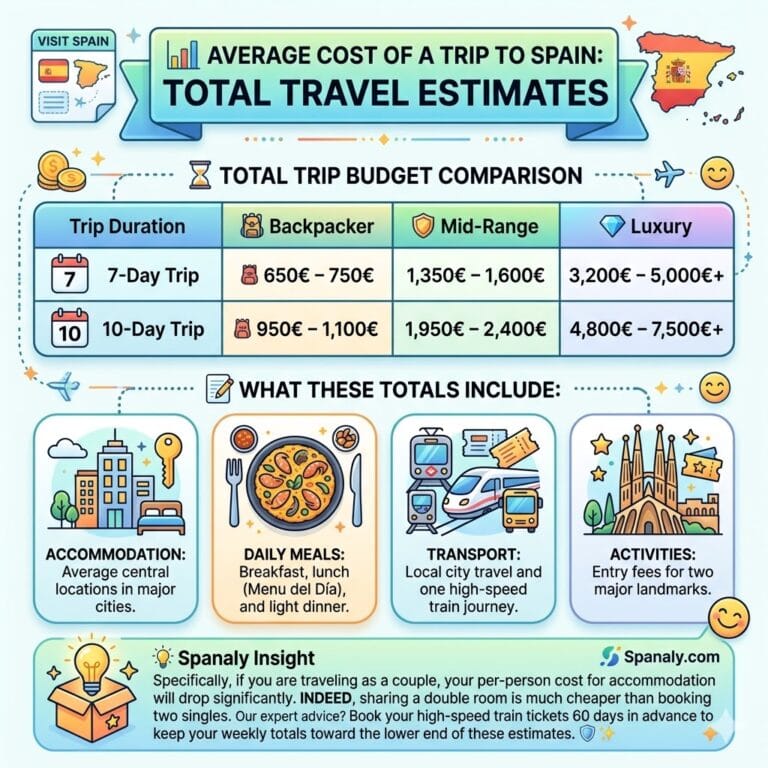 Spain Travel Budget Guide 2026 | Complete Cost List