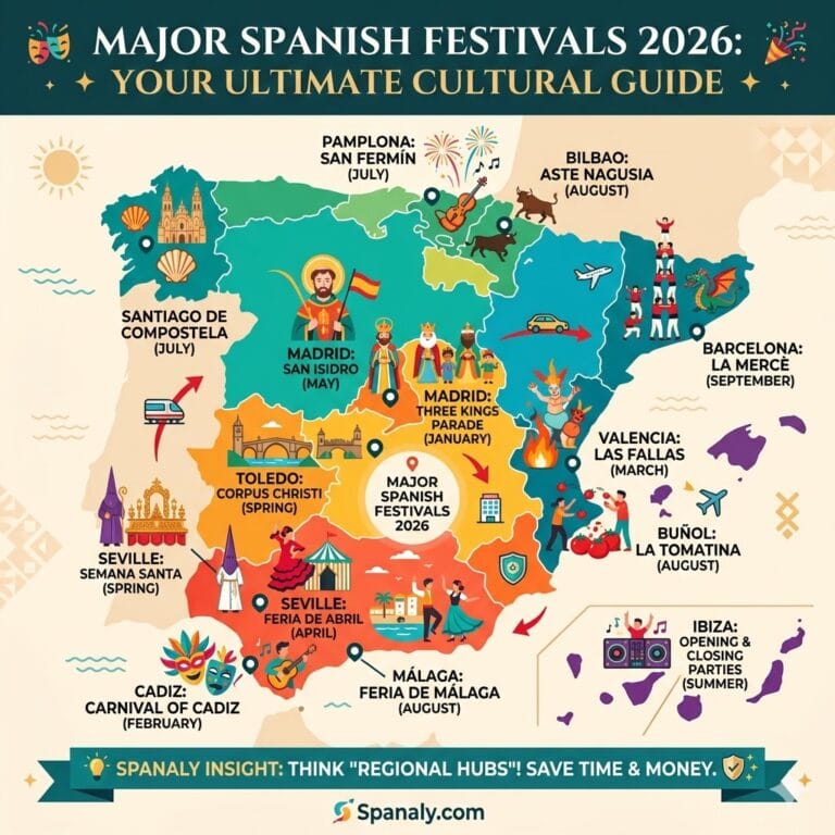 Major Spanish Festivals Guide: Dates, Cities & Travel Tips